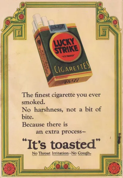 1920s Cigarette Ads