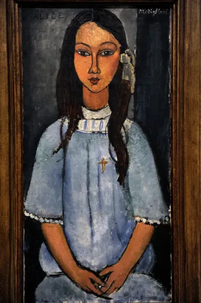 Greetings Card of Alice, c. 1918, by Amedeo Modigliani (1884-1920)