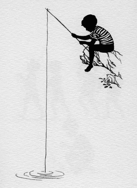 Boy Fishing Drawing
