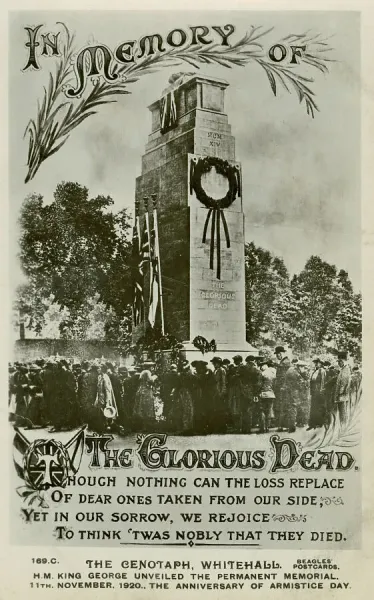 Jigsaw Puzzle of Cenotaph Unveiled 1920 - Media Storehouse