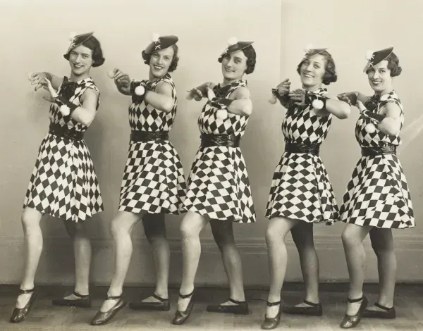 Canvas Print of Five dancers - Media Storehouse