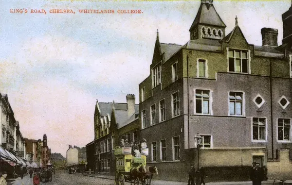 Greetings Card of London Kings Road, Chelsea Whitelands College