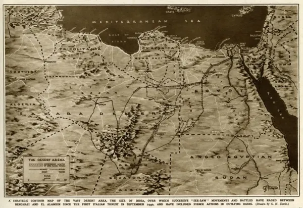 Ww2 North Africa Map