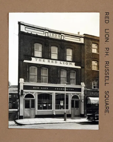 Greetings Card of Photograph of Red Lion PH, Russell Square, London