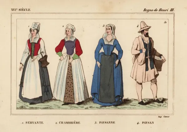 18th Century French Peasant Girl 1790 1799 | Fashion History Timeline