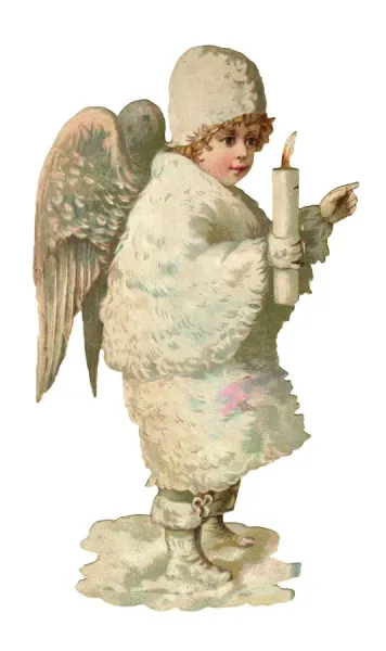 Victorian Snow Angel ANGEL Snow Angel VICTORIAN Ornaments *german