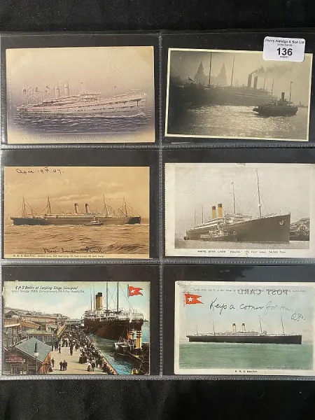 White Star Line six assorted postcards Our beautiful Wall Art and Photo ...