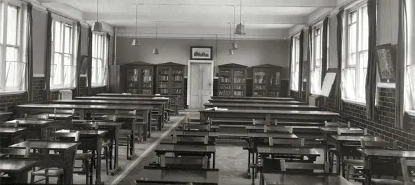 Canvas Print of Wolverhampton Orphanage Classroom Our beautiful Wall ...