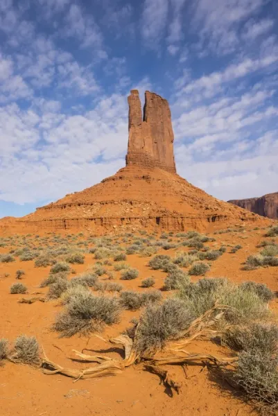 Canvas Print of Monument Valley, West Mitten Butte
