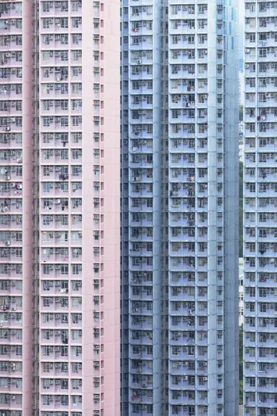 Tote Bag of Apartment blocks, Hong Kong - Media Storehouse