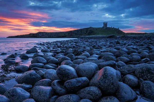 Dunstanburgh Castle and Embelton beach Our beautiful Wall Art and Photo ...