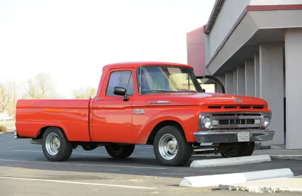 1967 Ford F100 Red Truck