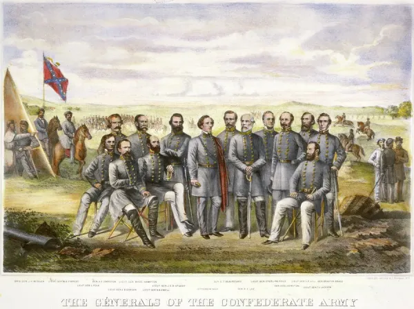Civil War Confederate Generals Of The Army Confederate General Beverly