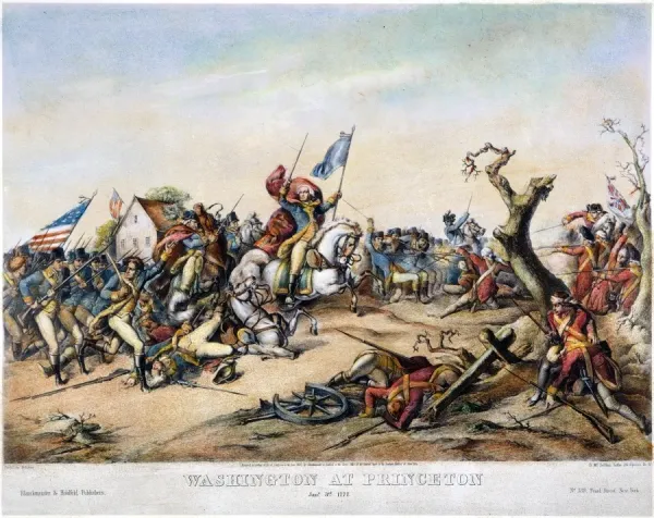 George Washington In Battle