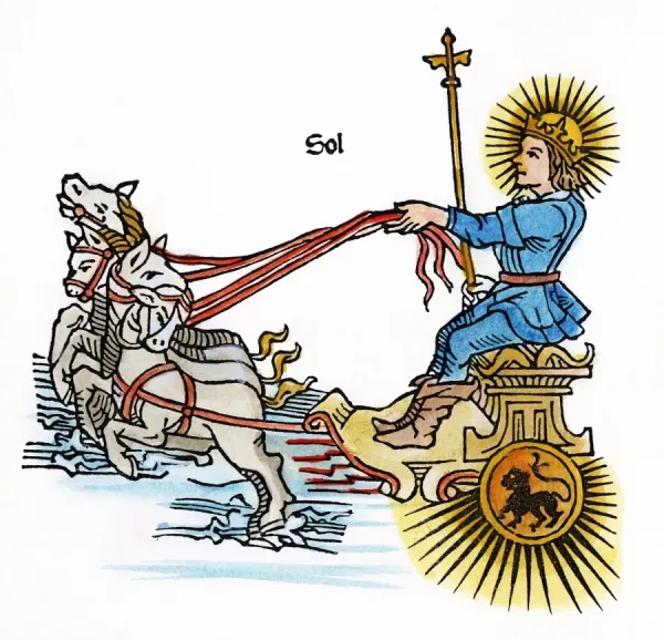 Helios The Sun God The Nymph & The Sun God Our Beautiful Wall Art And