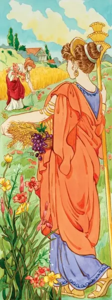 Demeter God Demeter Greek Goddess From Ancient Mythology. Female