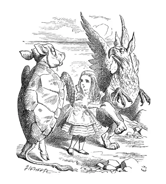 Alice in Wonderland The Mock Turtles Story Our beautiful Wall Art and ...