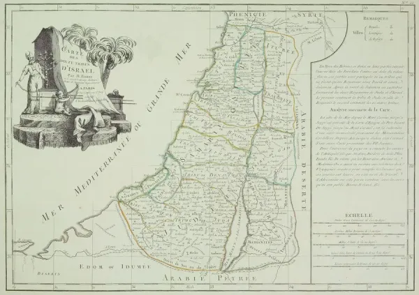 Antique map of Israel Our beautiful Wall Art and Photo Gifts include ...