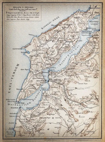Dardanelles map Our beautiful Wall Art and Photo Gifts include Framed ...