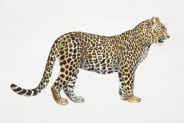 Leopard, Panthera pardus, side view Our beautiful Wall Art and Photo ...