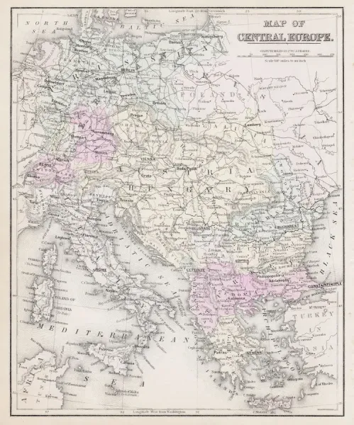 Map of Europe 1877 Our beautiful Wall Art and Photo Gifts include ...