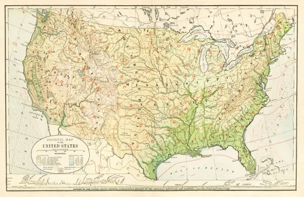 Map North America 1881 Our beautiful Wall Art and Photo Gifts include ...