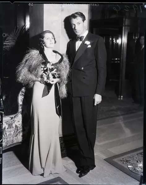 Gary Cooper And His Wife