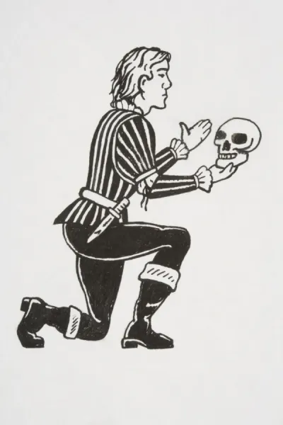 Hamlet Skull Drawing Hamlet By UNIVERSES Play On Shakespeare