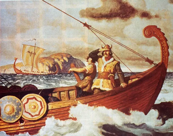 Viking Longship Art