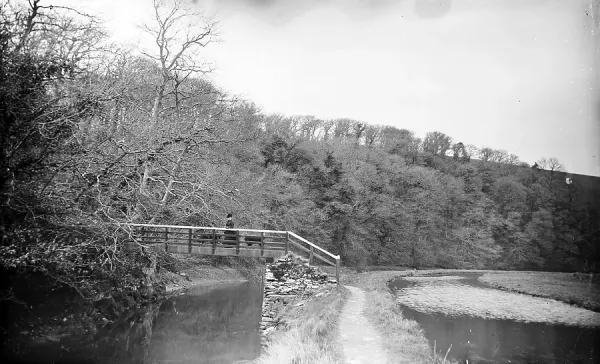 Framed Print Of Liskeard To Looe Canal Morval Cornwall Around 1890