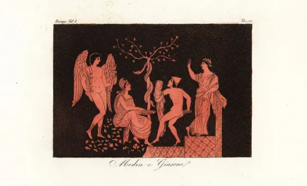 Jason And Medea Easy Drawings Image Of Medea, 19th Century (drawing)