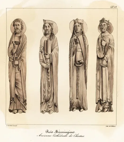 Merovingian Kings Of France