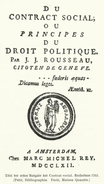 Jean Jacques Rousseau Social Contract Rousseau's 'the Social Contract'