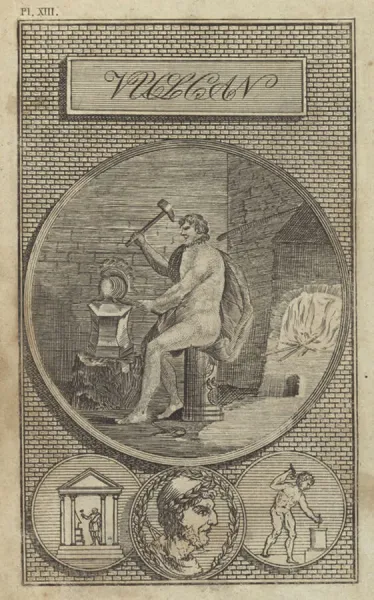 Vulcan Roman God Marble Relief Of The God Vulcan At Herculaneum Italy