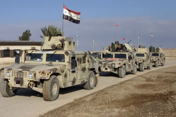 Iraqi Army soldiers aboard M1114 humvee vehicles Our beautiful Wall Art ...