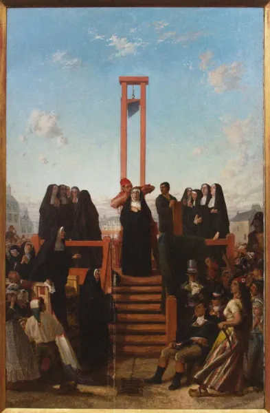 French Revolution Guillotine Painting The Grisly Art Of Revolutionary