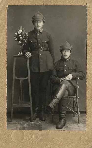 Portrait of two Red Army soldiers, 1920-1929 Our beautiful pictures are ...