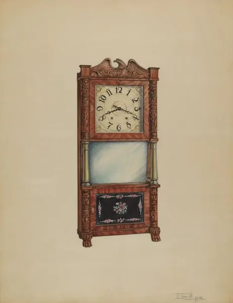 Shelf Clock, c. 1936. Creator: Lawrence Phillips Our beautiful Wall Art ...