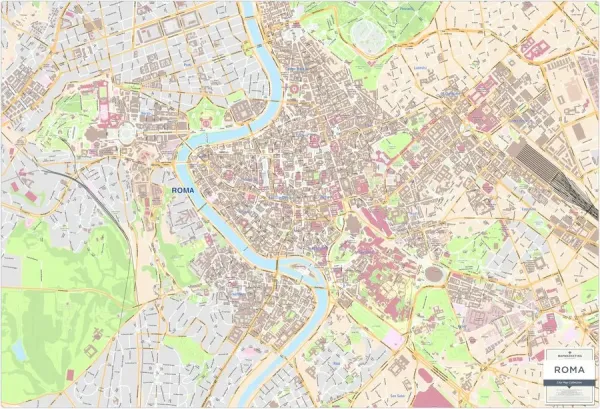 Street Map Rome City Centre Printable Printable Maps