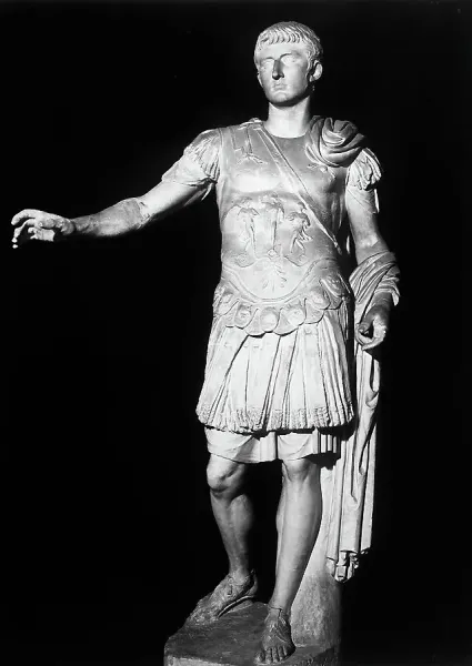 Cushion of Loricate statue of Augustus da Pontales