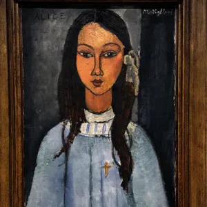 Greetings Card of Alice, c. 1918, by Amedeo Modigliani (1884-1920)