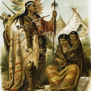 Photographic Print of Native American Indians wearing body paint Our ...