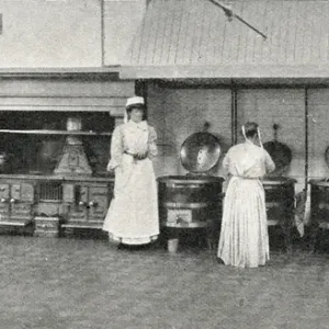 Glass Place Mat of Aylesbury Inebriate Reformatory Inmate in Cell