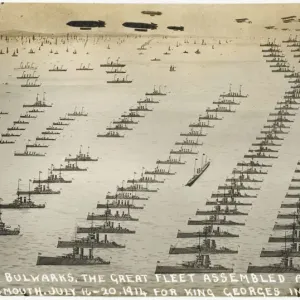 The Naval Review at Spithead (engraving) Our beautiful Wall Art and ...