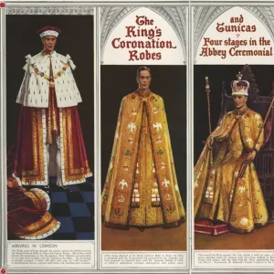 King George V in Coronation Durbar robes and crown