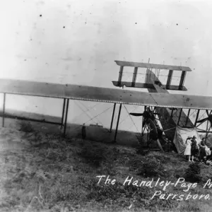 Handley Page V / 1500 F7140 Atlantic is reassembled