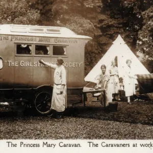 Frenchay Girls Friendly Society Motor-Caravan the Princess