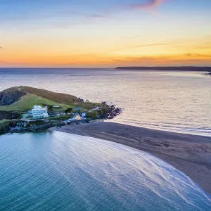 Stoke Point and Beacon Point from Bigbury on Sea Our beautiful Wall Art ...