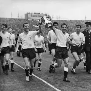 Spurs captain Danny Blanchflower after the 1962 FA Cup