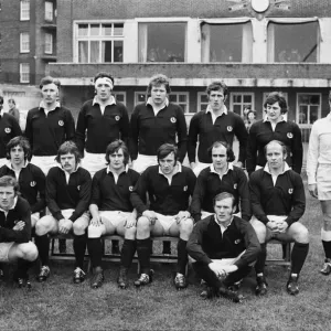 The Scotland team that defeated Wales in the 1982 Five